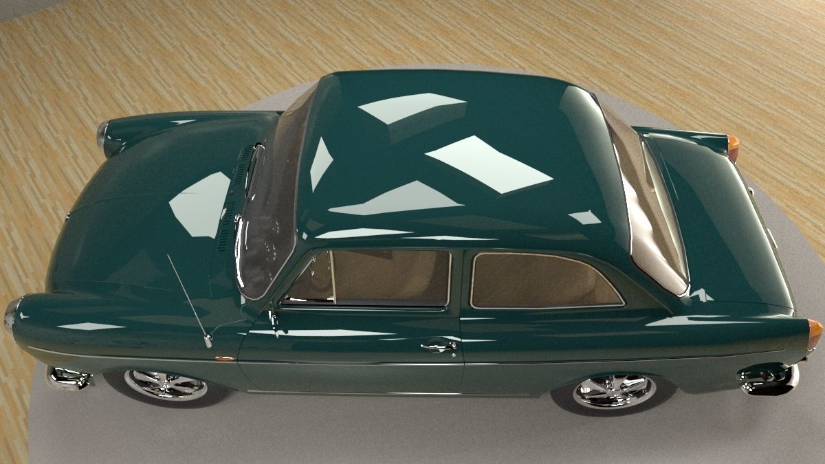 Volkswagen Type 3 notchback 1963 3D model | CGTrader