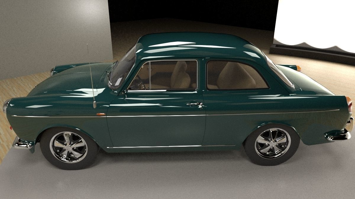 Volkswagen Type 3 notchback 1963 3D model | CGTrader