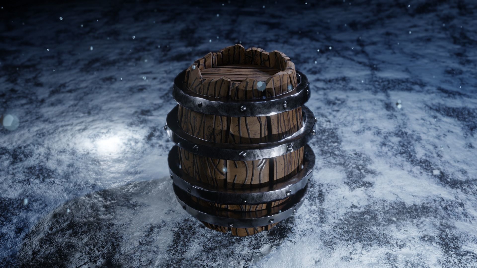 3D model Stylized Barrel VR / AR / low-poly | CGTrader