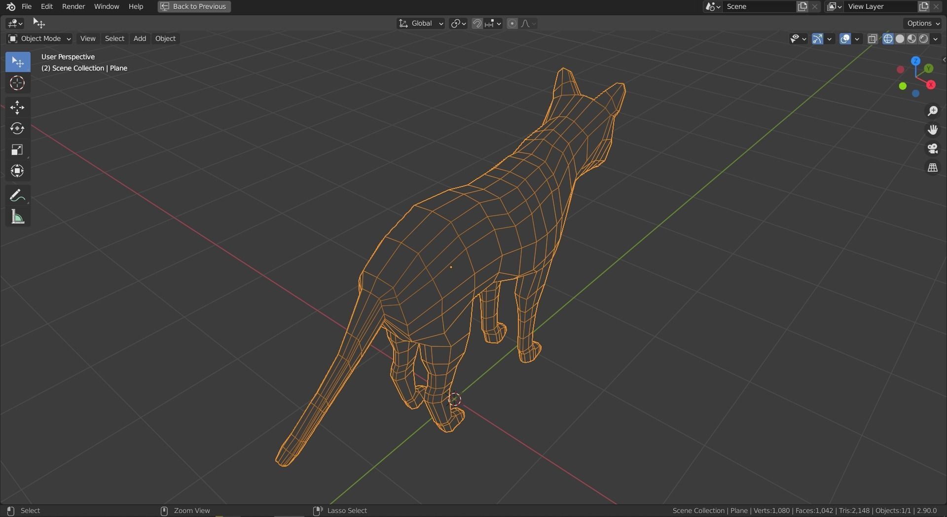 3D model Cartoon Dingo VR / AR / low-poly | CGTrader