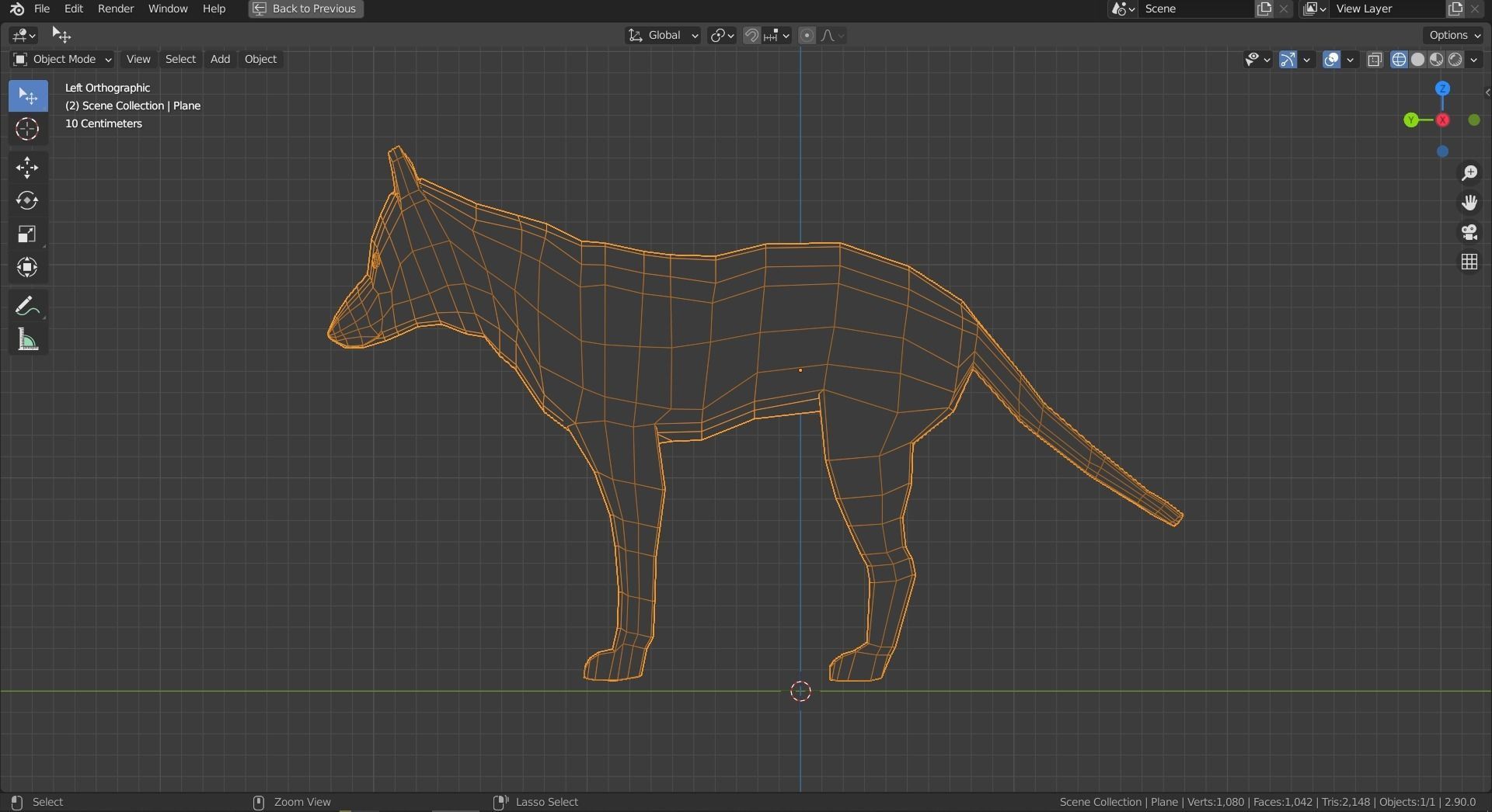 3D model Cartoon Dingo VR / AR / low-poly | CGTrader