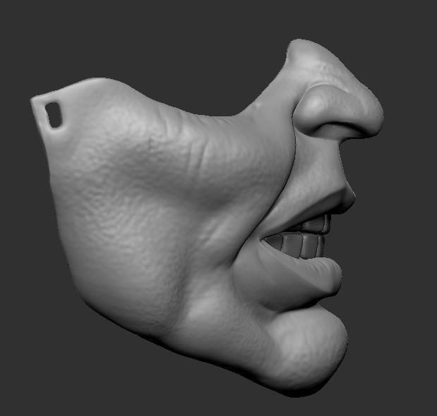 Hulk Mask STL File Halloween Cosplay cartoon 3D print model 3D model 3D ...