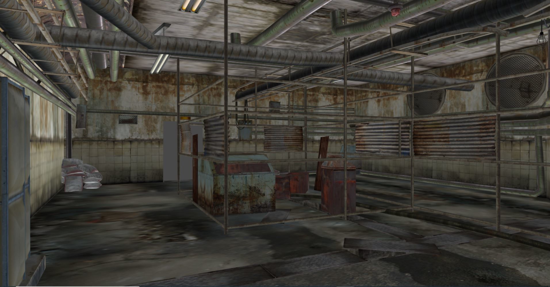 Scene - Resident-Evil-Scenery - interior 3D model | CGTrader