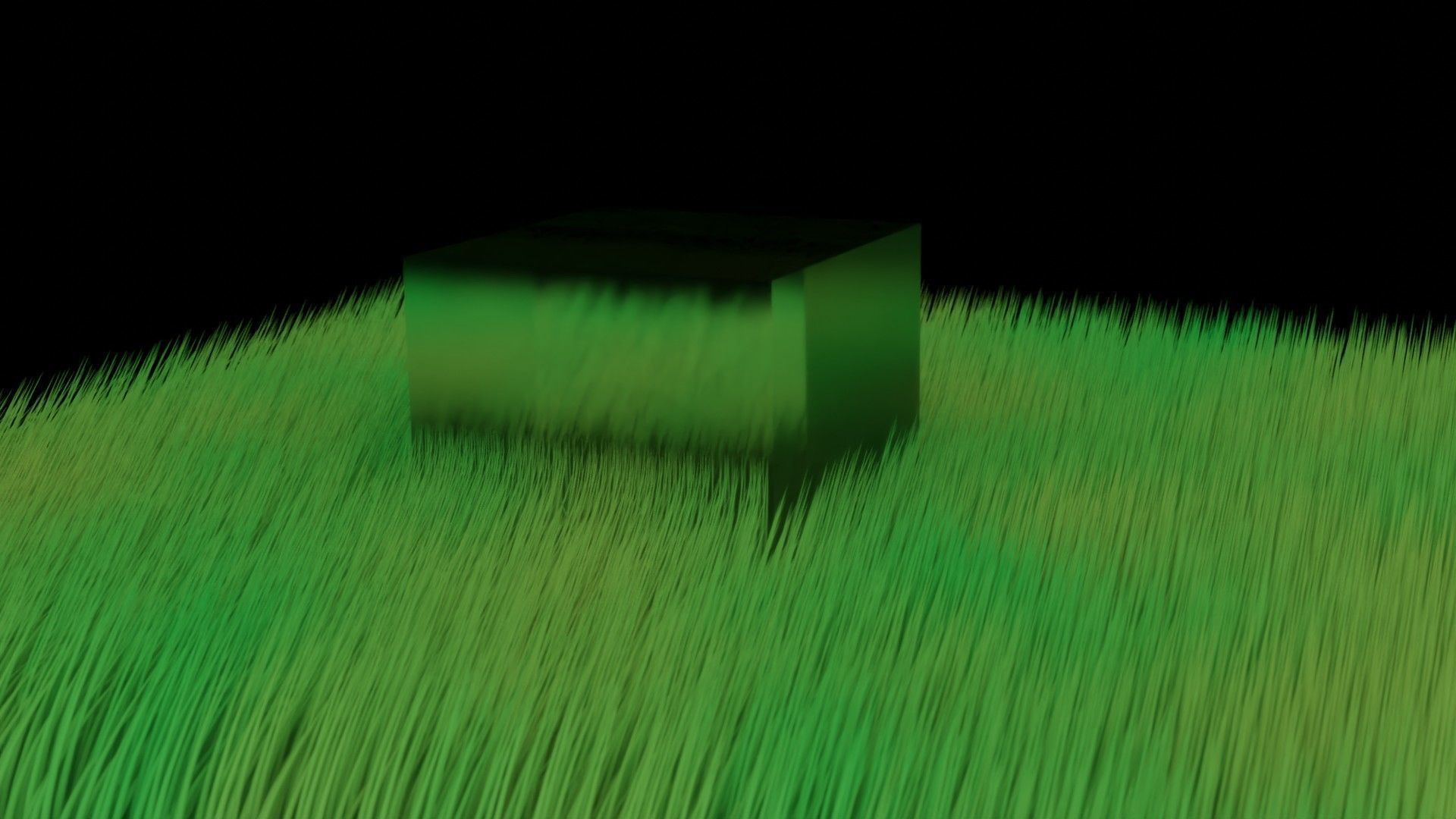 Grass simulation - Blender 3D model animated | CGTrader