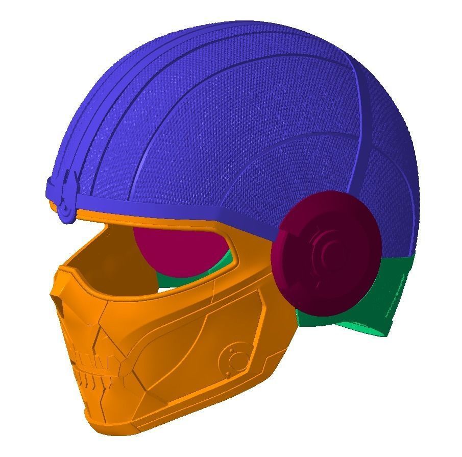 Taskmaster Helmet wearable model for 3D-printing 3D model 3D printable ...