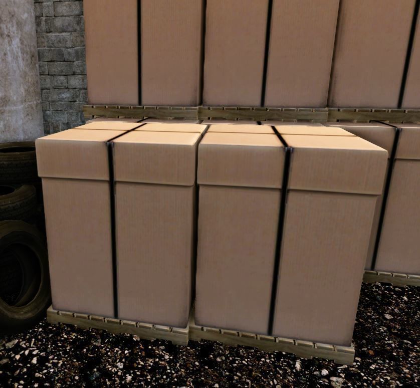 3D model Palette Stack 3d Model - Low Poly VR / AR / low-poly | CGTrader