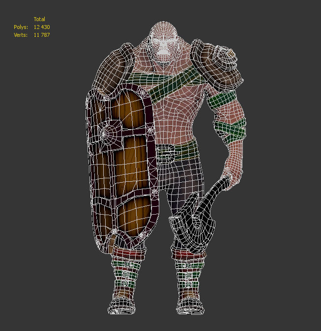 3D model Orc warrior VR / AR / low-poly | CGTrader