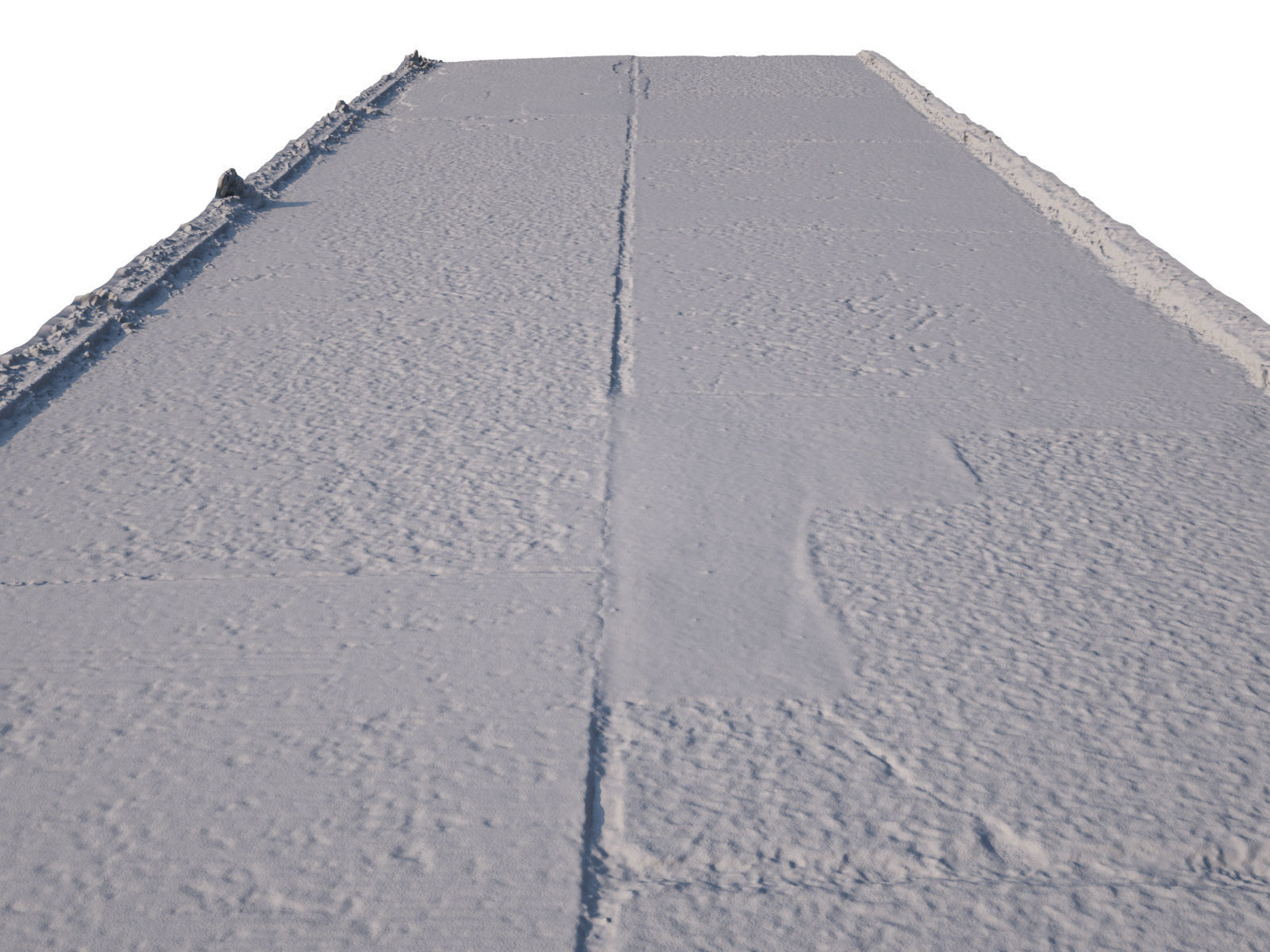 3D model Concrete Road 3D Scan VR / AR / low-poly | CGTrader
