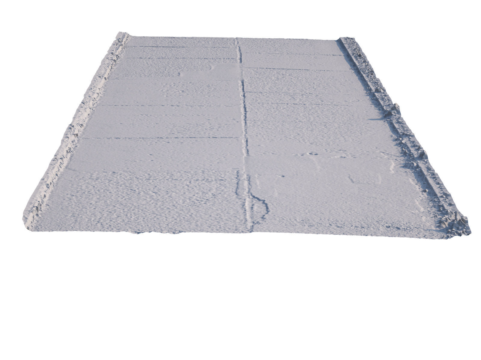 3D model Concrete Road 3D Scan VR / AR / low-poly | CGTrader
