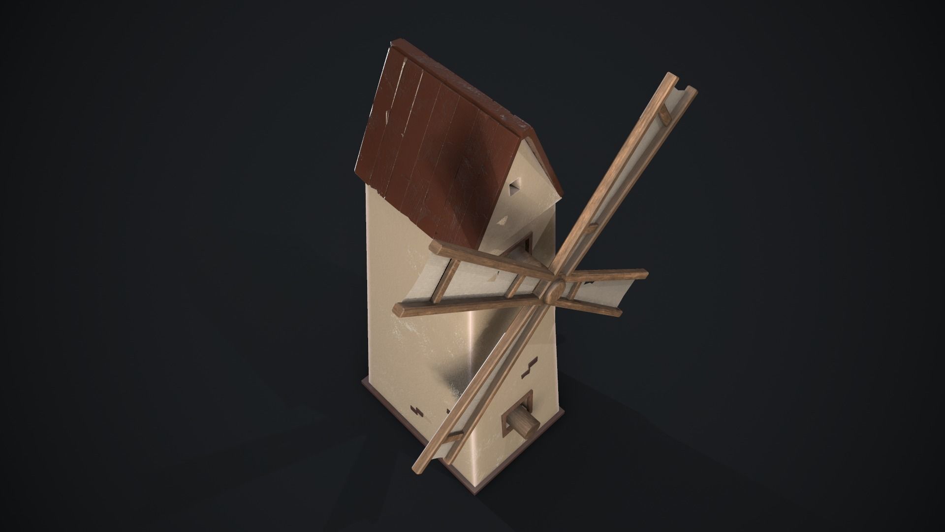 3D model StylizedWindmill windmill VR / AR / low-poly | CGTrader