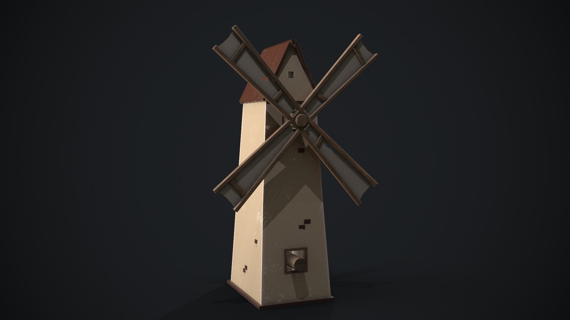 3D model StylizedWindmill windmill VR / AR / low-poly | CGTrader