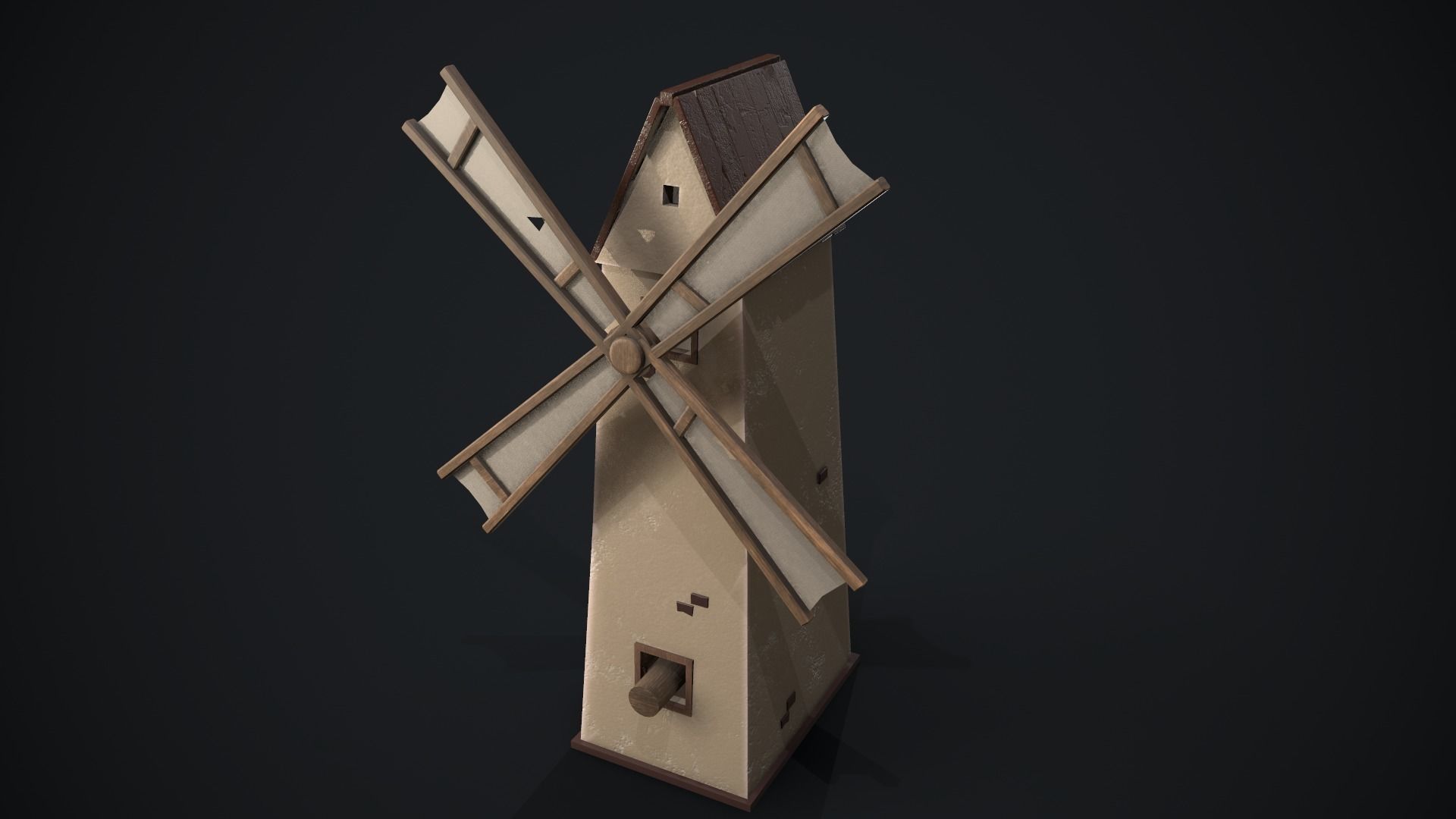 3D model StylizedWindmill windmill VR / AR / low-poly | CGTrader