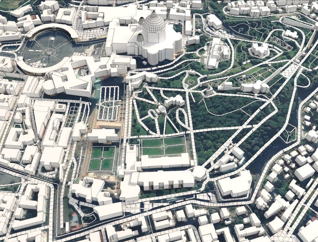 Cityscape Vatican 3D model | CGTrader