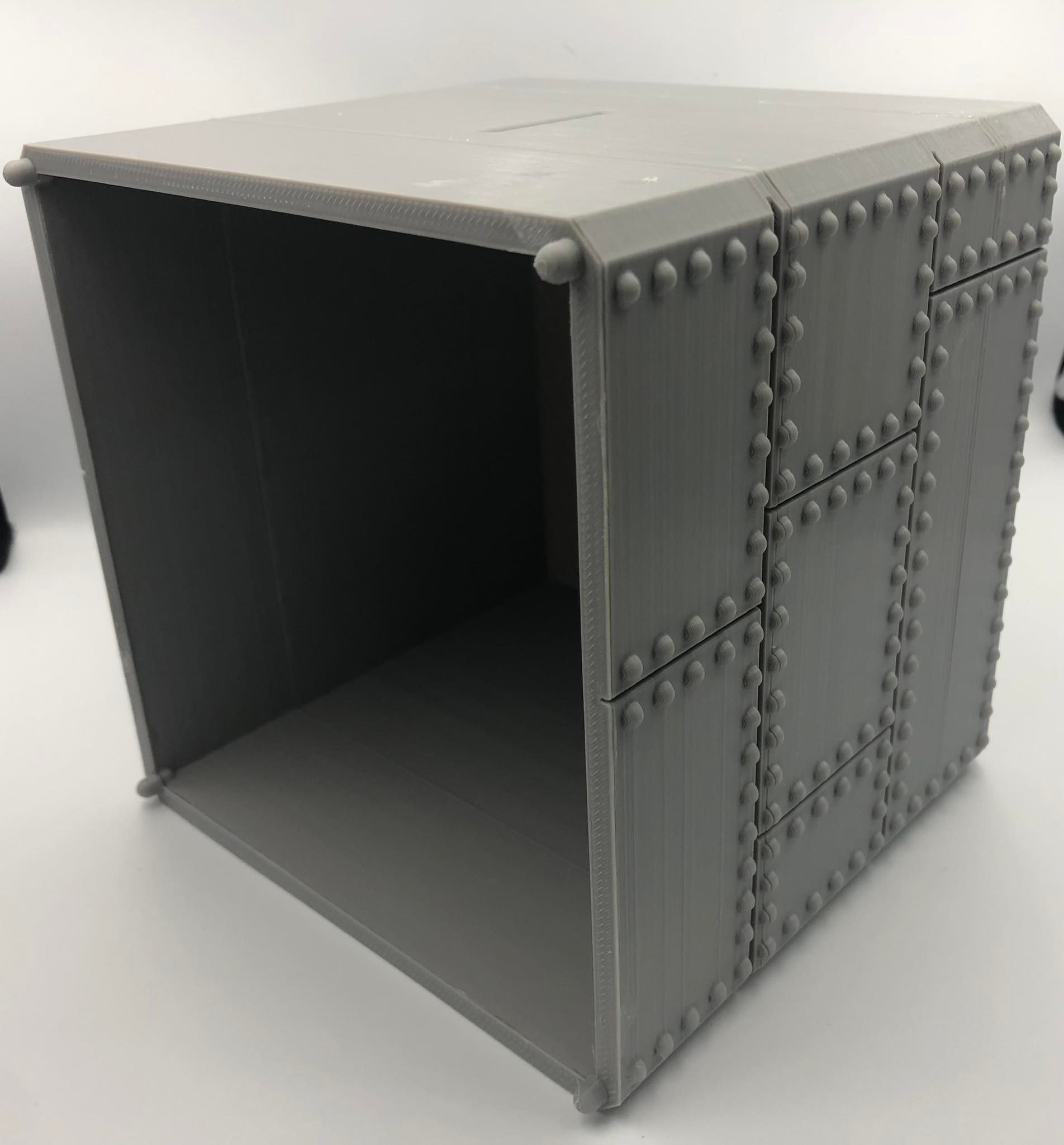 ARMORED SAFE PRINT IN PLACE 3D model 3D printable | CGTrader