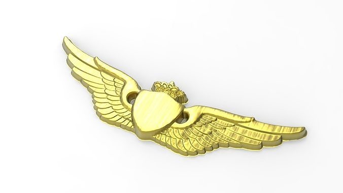 WING KING CROWN 3D model 3D printable | CGTrader
