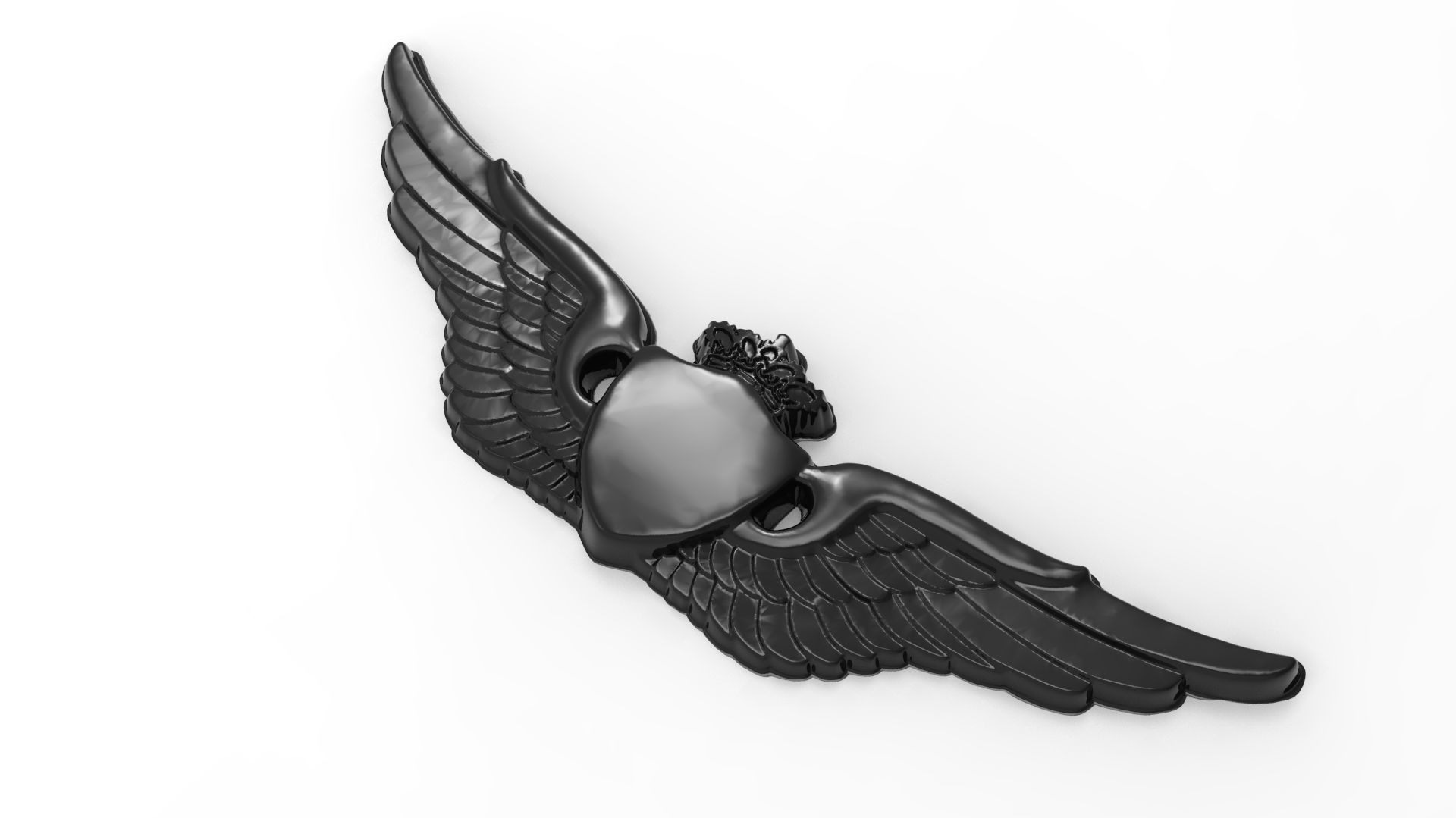 WING KING CROWN 3D model 3D printable | CGTrader