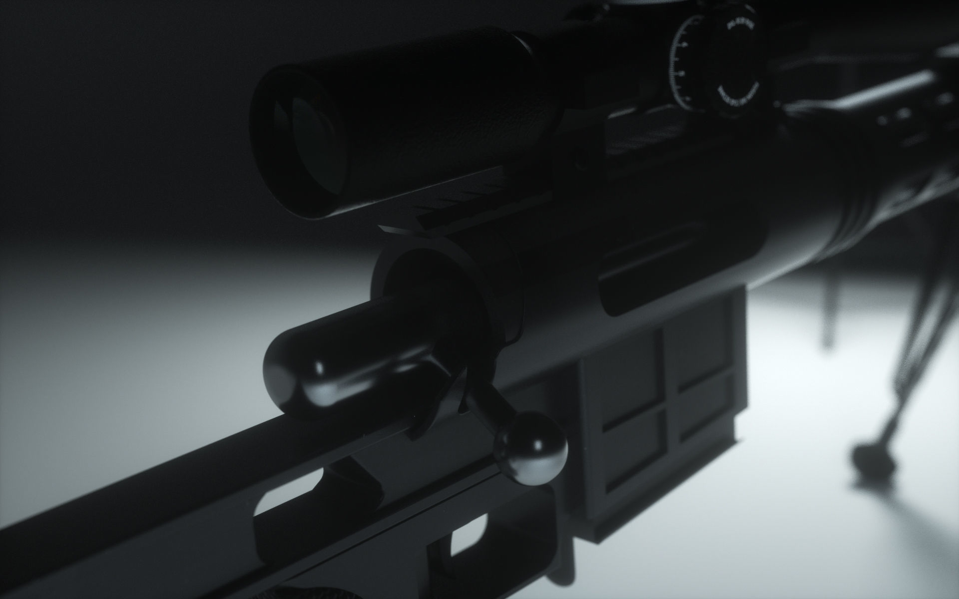 DVL-10 sniper rifle 3D model | CGTrader