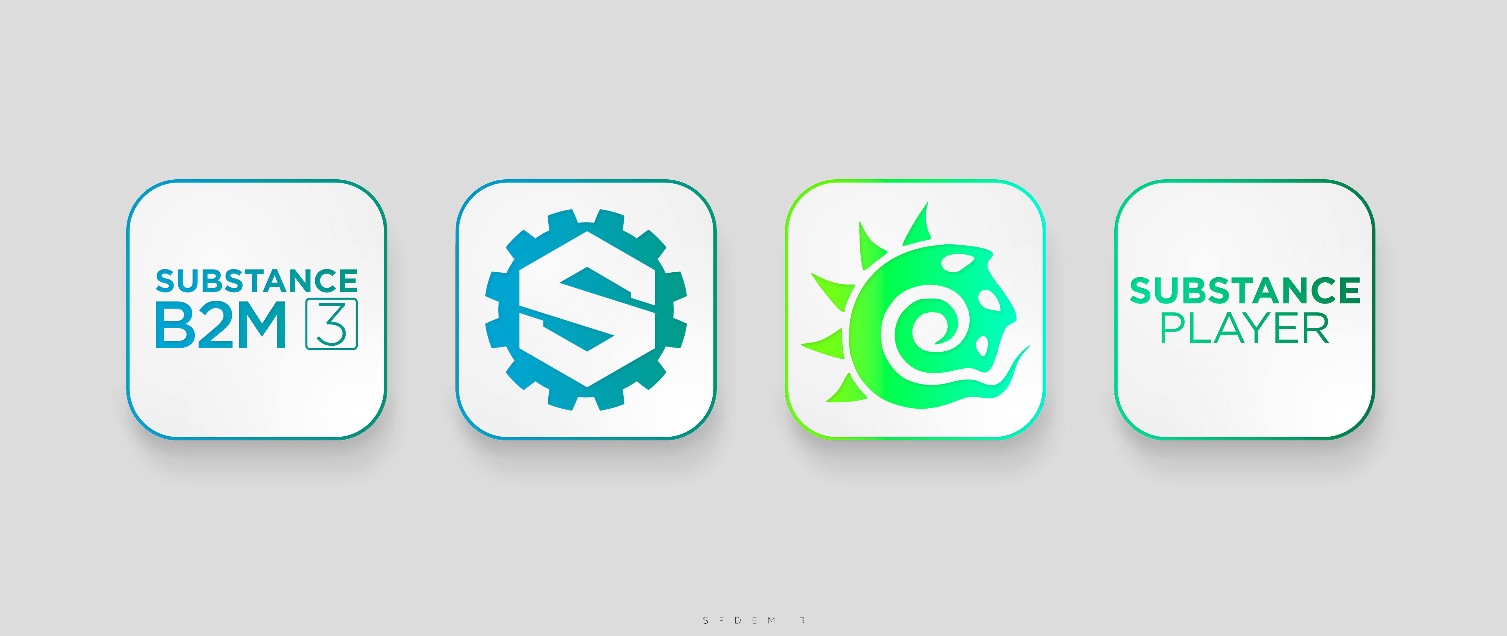 Texture 3D Software Icon Collection PSD ICO PNG VR / AR / low-poly ...