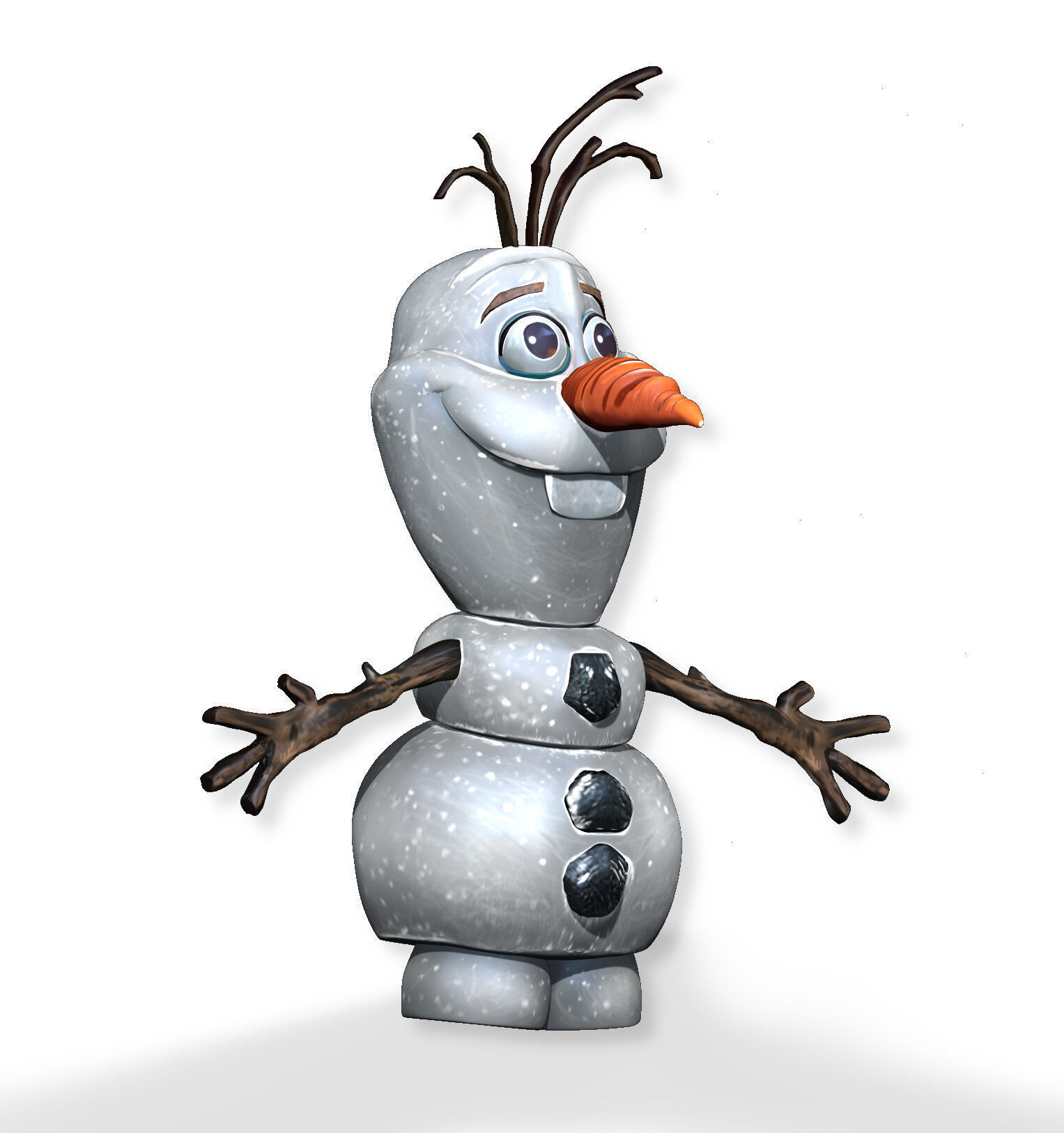 Olaf Fan Art Character - ZBrush Sculpt Character Model 3D model | CGTrader