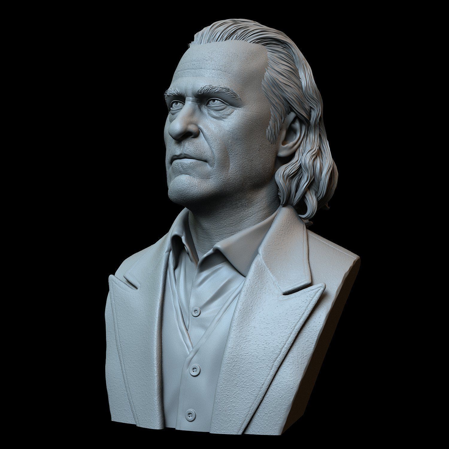 Joaquin Phoenix as Joker 3D model 3D printable | CGTrader