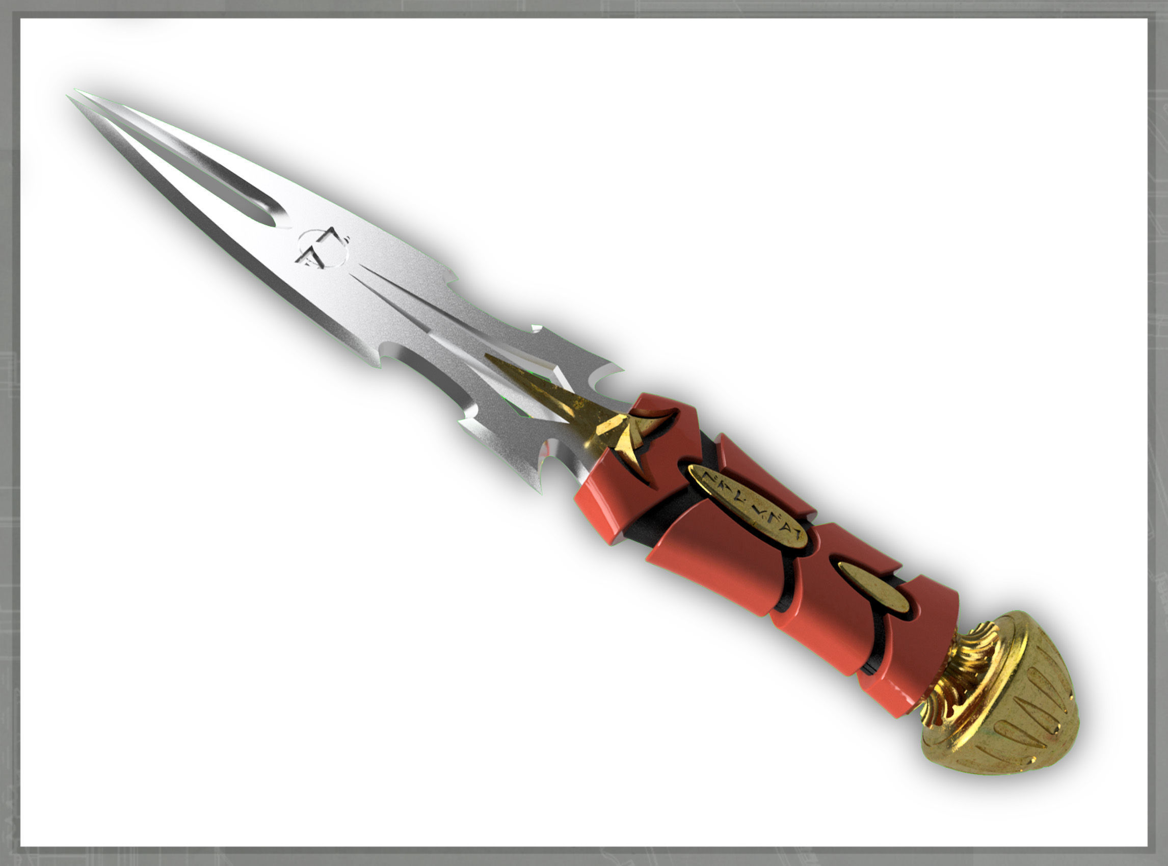 Klingon Mevak Dagger 3D model 3D printable | CGTrader