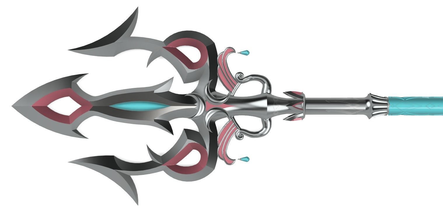 MIPHA Lightscale Trident Legend of Zelda Breath of the Wild 3D model 3D ...