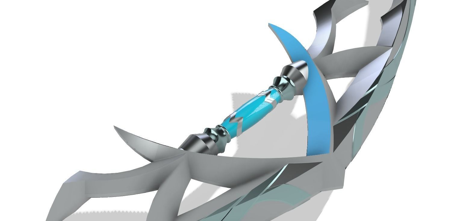 ZORA Silver Bow Legend of Zelda Breath of the Wild 3D model 3D ...