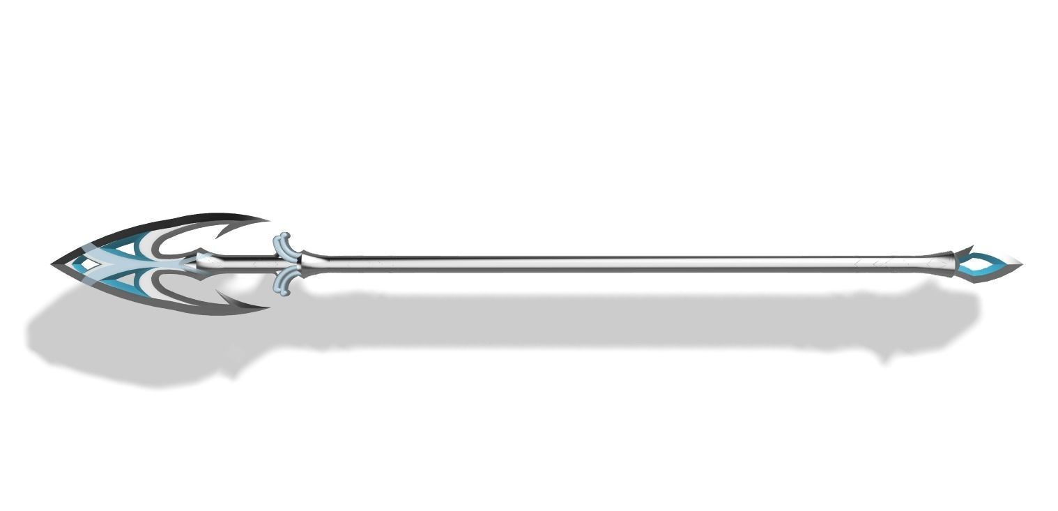 ZORA Spear Legend of Zelda Breath of the Wild 3D model 3D printable ...