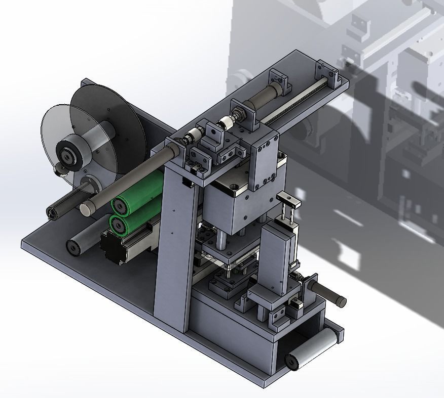 Motor automatic assembly production line 3D model | CGTrader