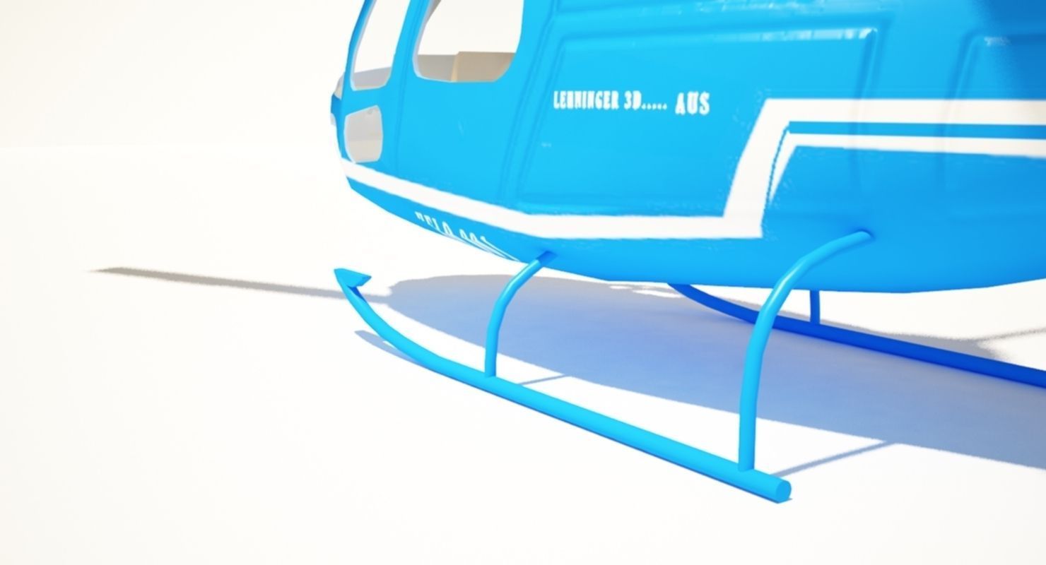 Basic Helicopter free 3D model | CGTrader
