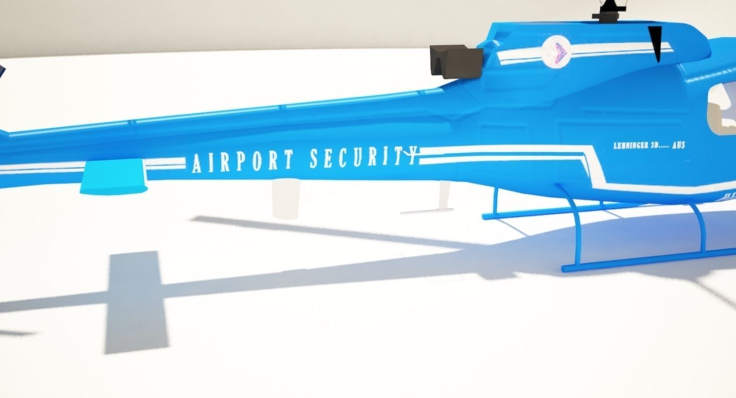 Basic Helicopter free 3D model | CGTrader