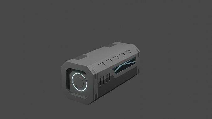 Sci Fi BOX free 3D model | CGTrader