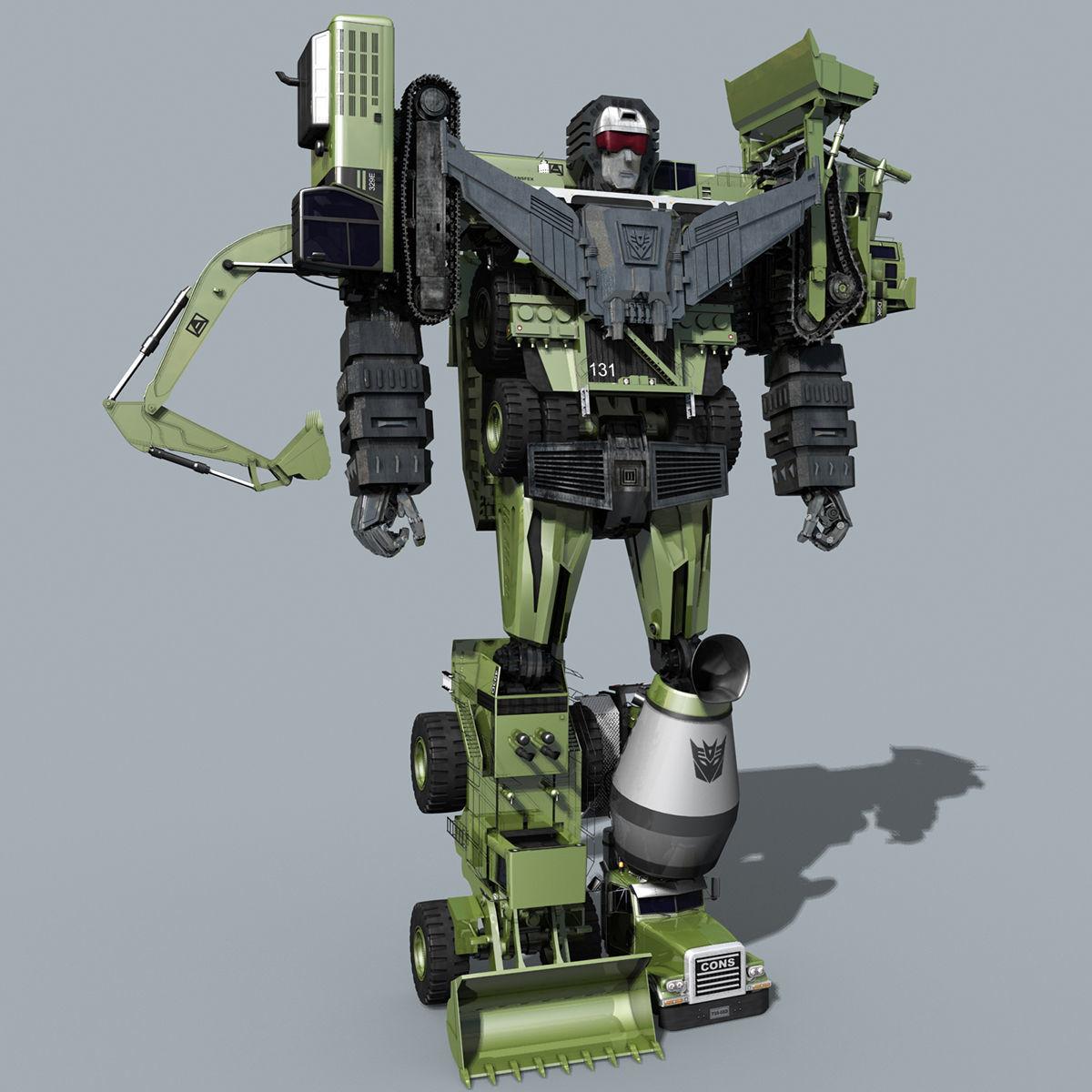 G1 DEVASTATOR - Fully Animated 3D model animated rigged | CGTrader