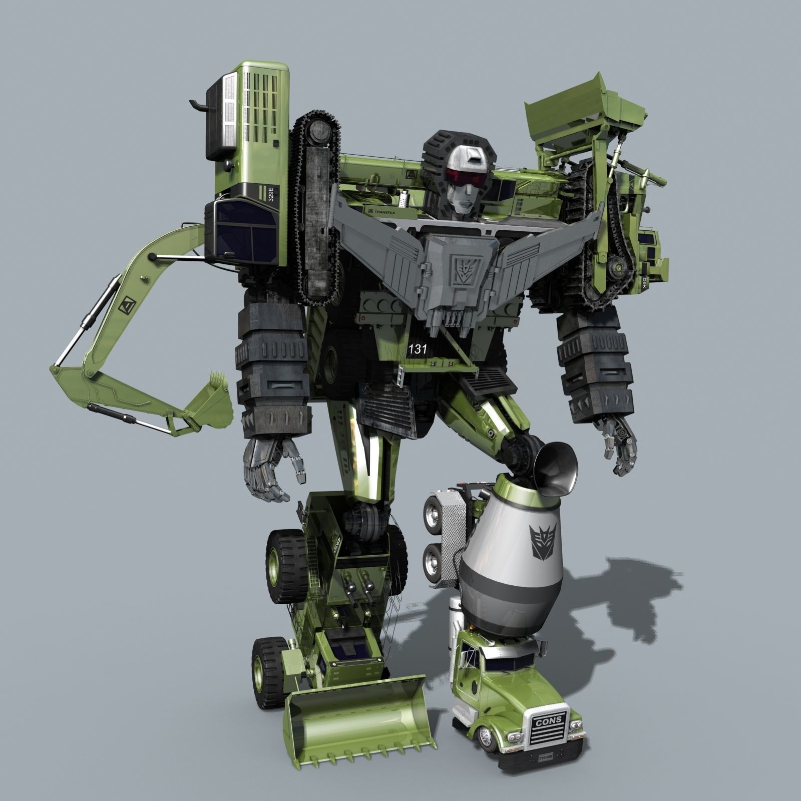 G1 DEVASTATOR - Fully Animated 3D model animated rigged | CGTrader