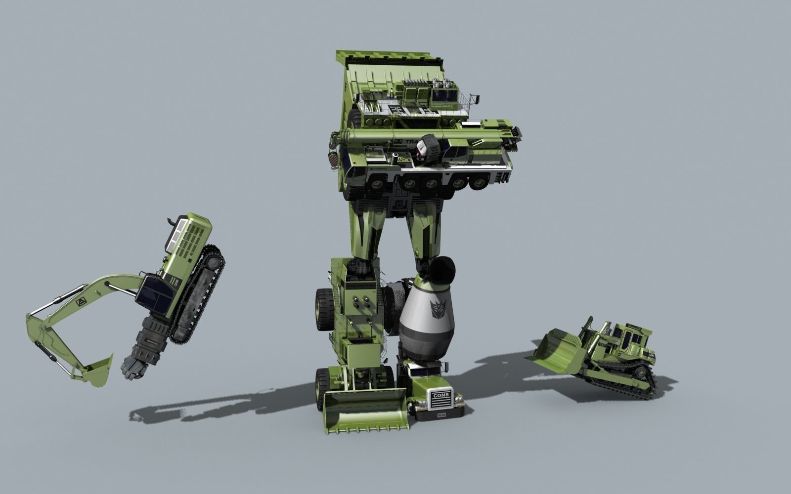 G1 DEVASTATOR - Fully Animated 3D model animated rigged | CGTrader