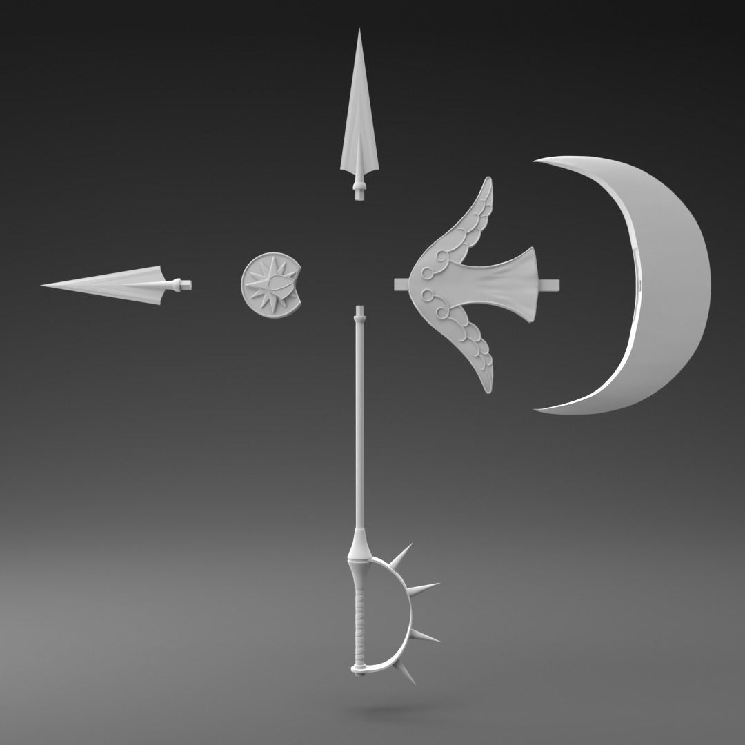 Escanor Divine Axe Rhitta 3D model 3D printable | CGTrader