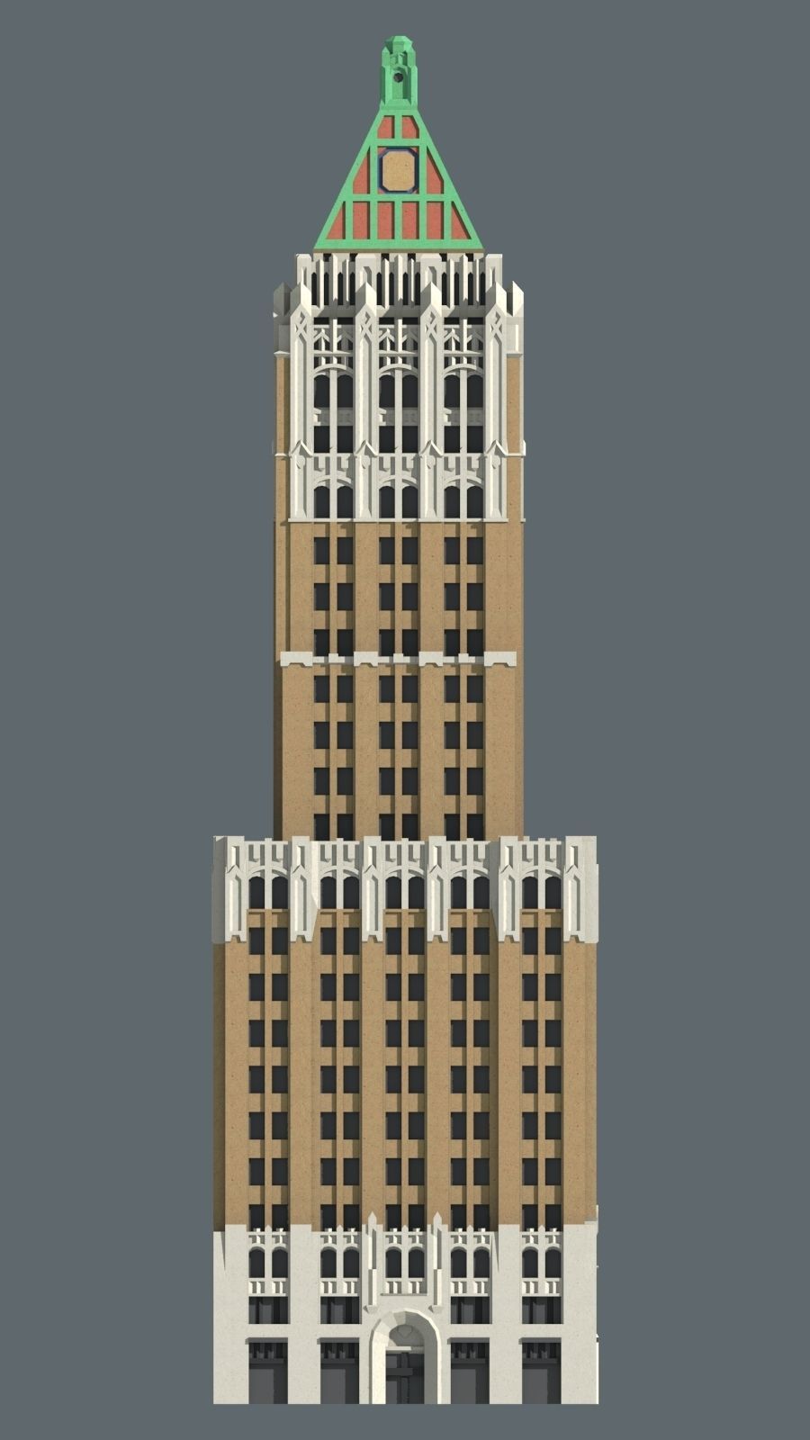 Philtower Building 3D model 3D printable | CGTrader