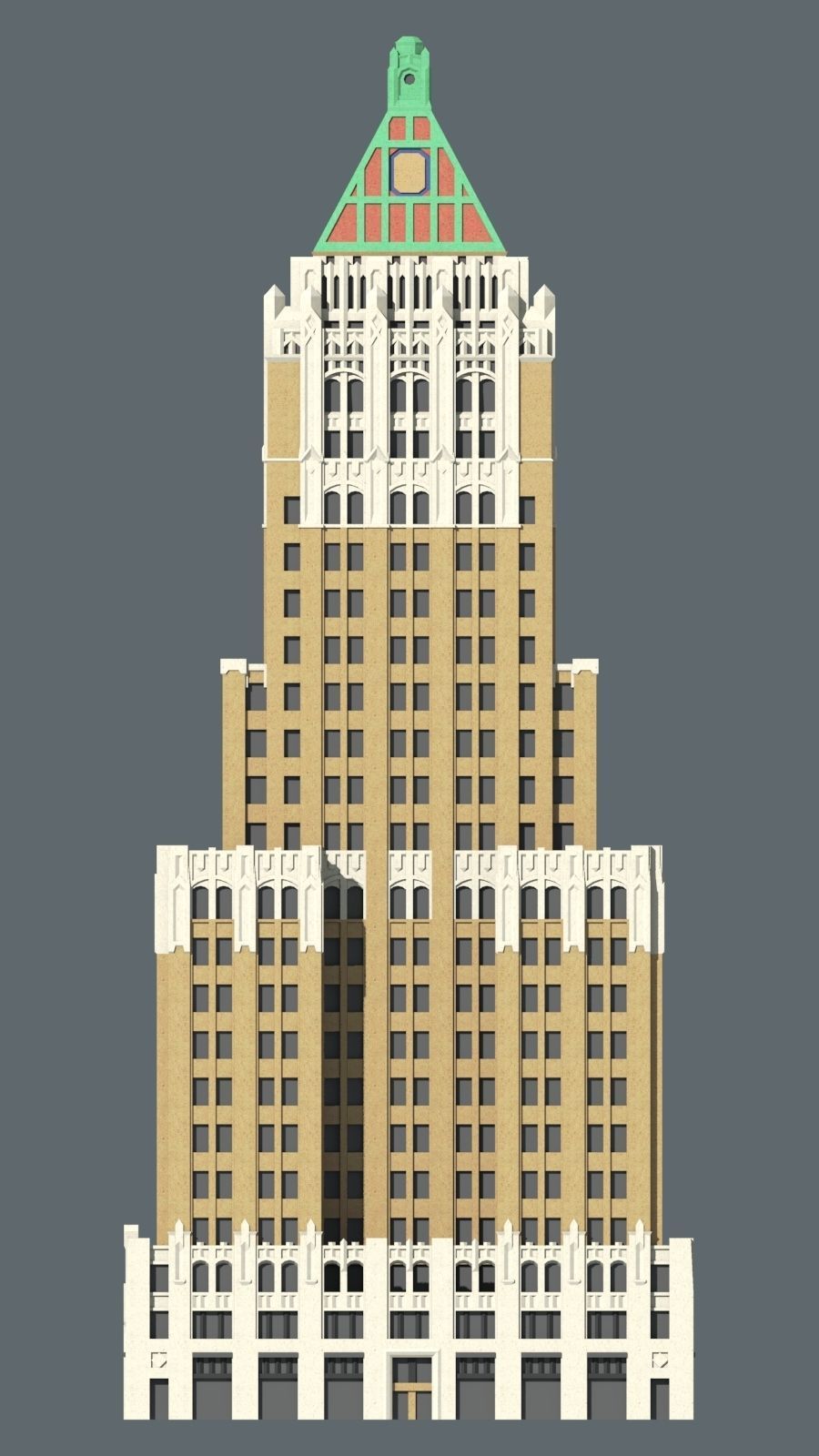Philtower Building 3D model 3D printable | CGTrader