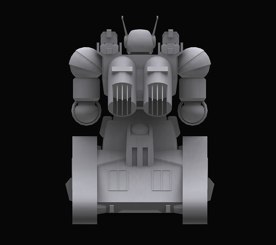 Gundam EF RX75 Guntank model 3D model | CGTrader