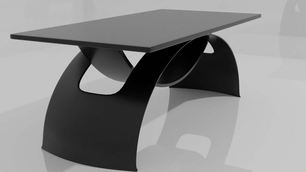 3D model Balance Table Low Poly Interior - Balance Dining Table VR / AR ...