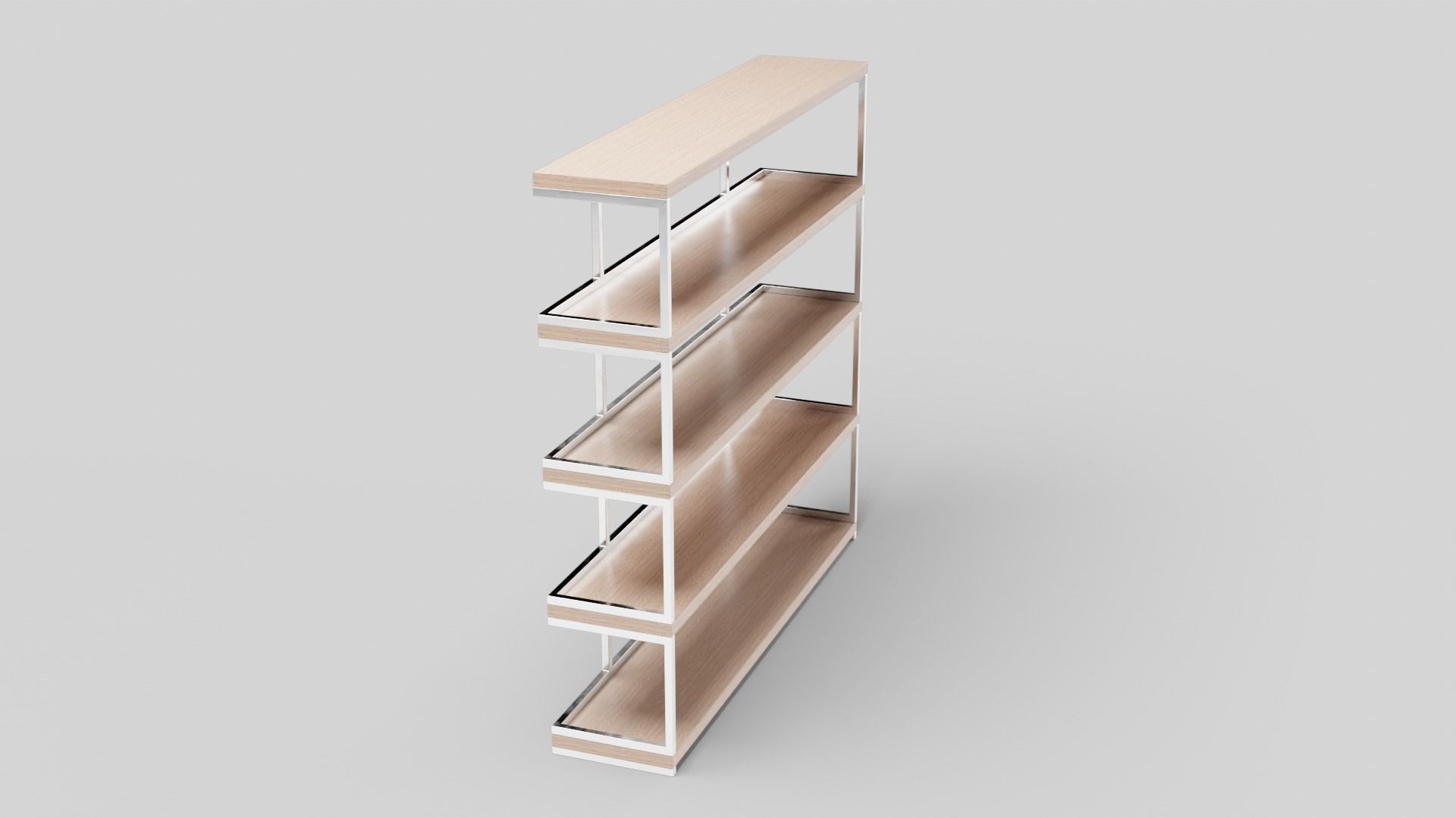 3D model Wall Mounted Storage Shelves VR / AR / low-poly | CGTrader