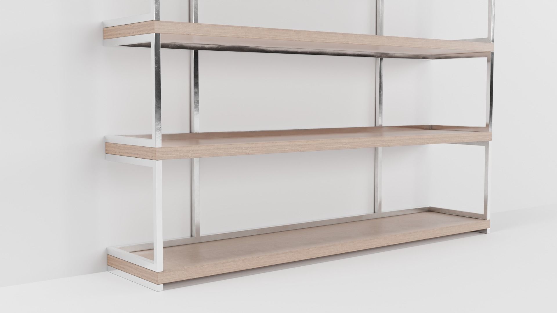 3D model Wall Mounted Storage Shelves VR / AR / low-poly | CGTrader