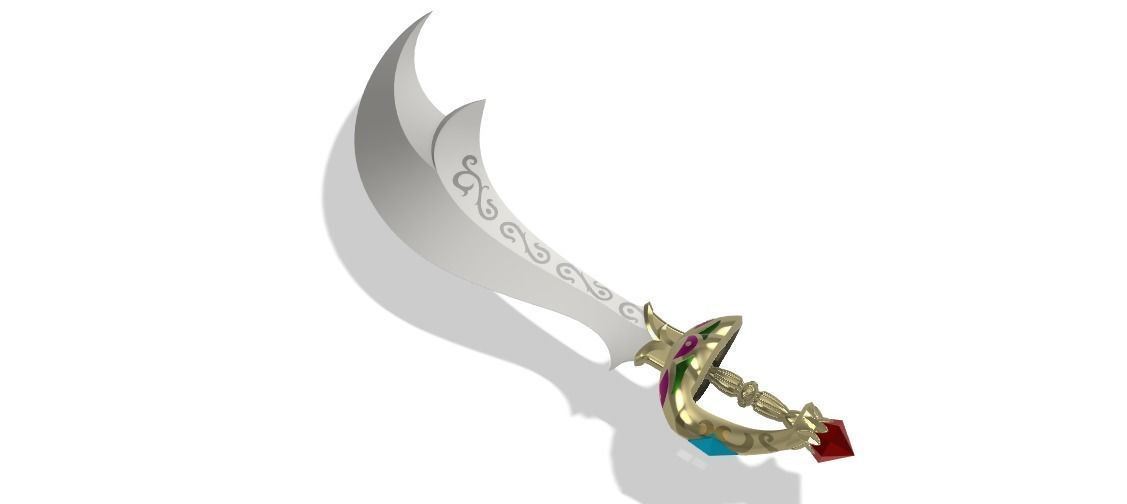 Scimitar of the Seven STL Files Legend of Zelda 3D model 3D printable ...