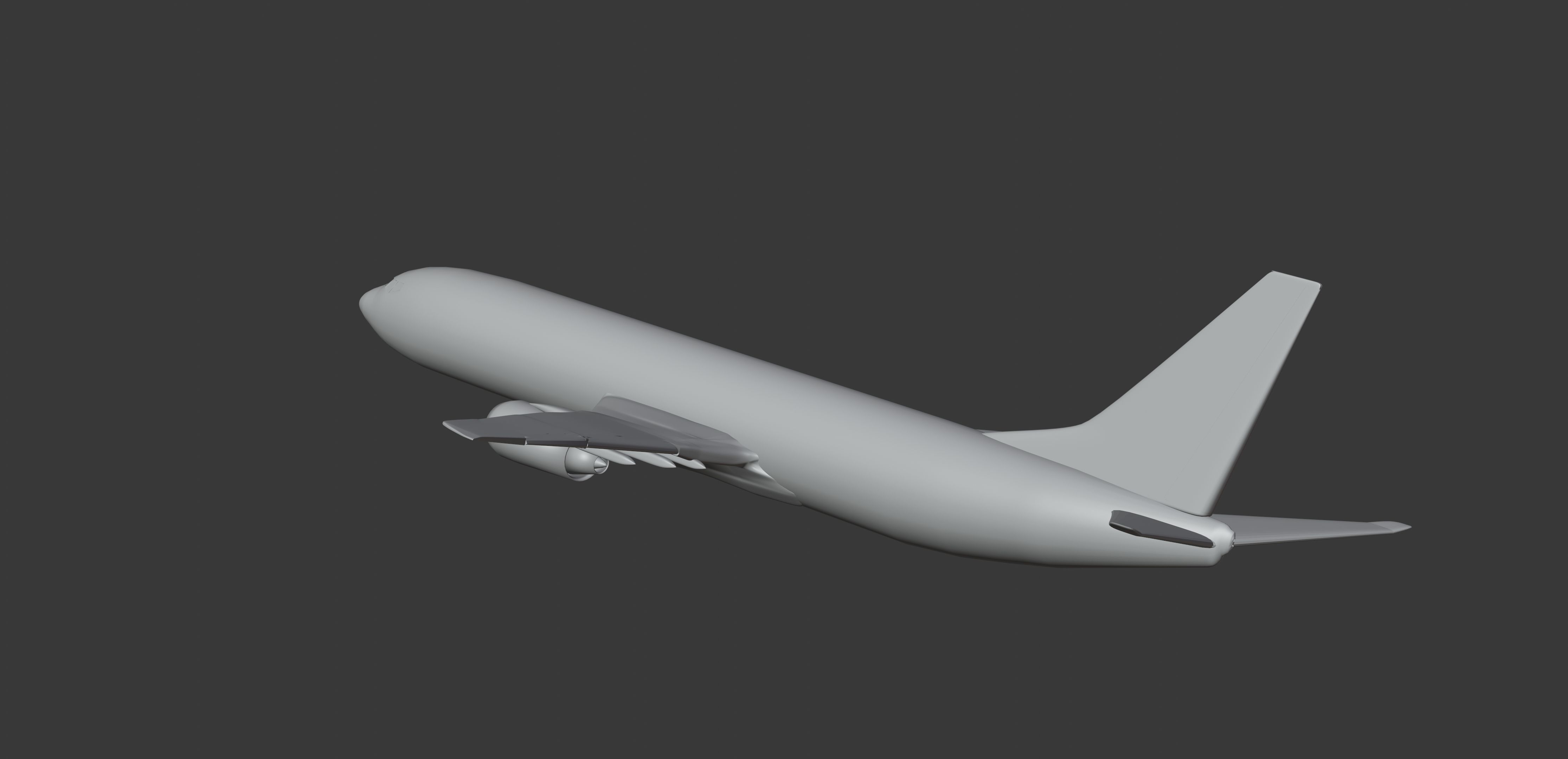 Lufthansa Boeing 737-300 3D model animated rigged | CGTrader