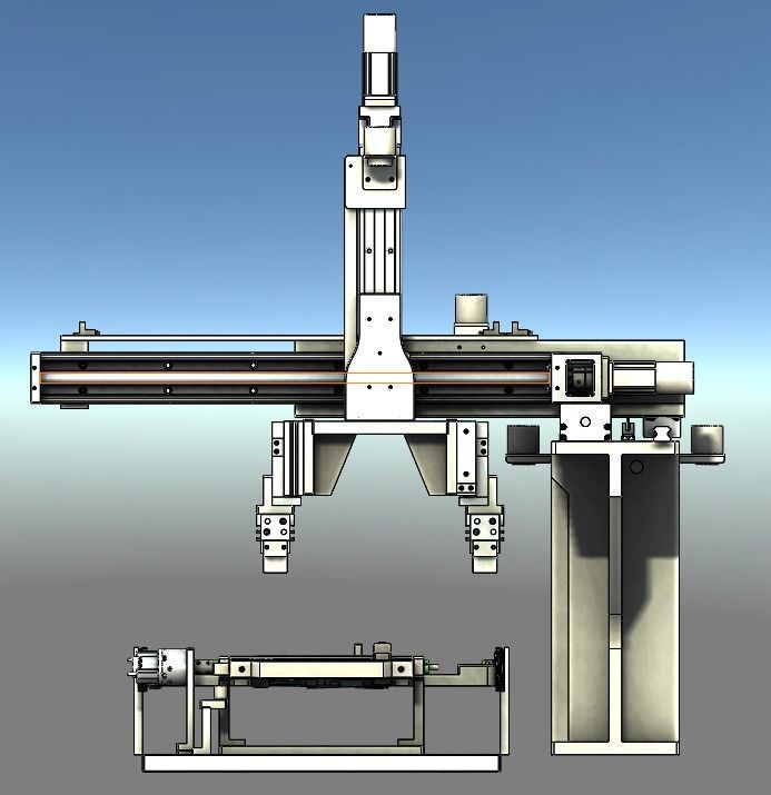 Automatic mobile phone film production line 3D model | CGTrader