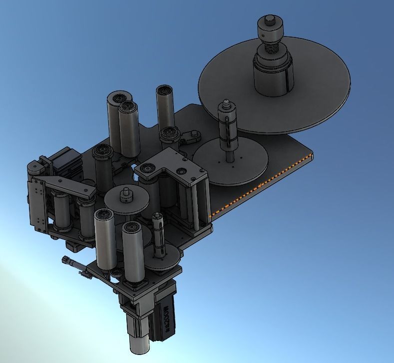 Automatic mobile phone film production line 3D model | CGTrader