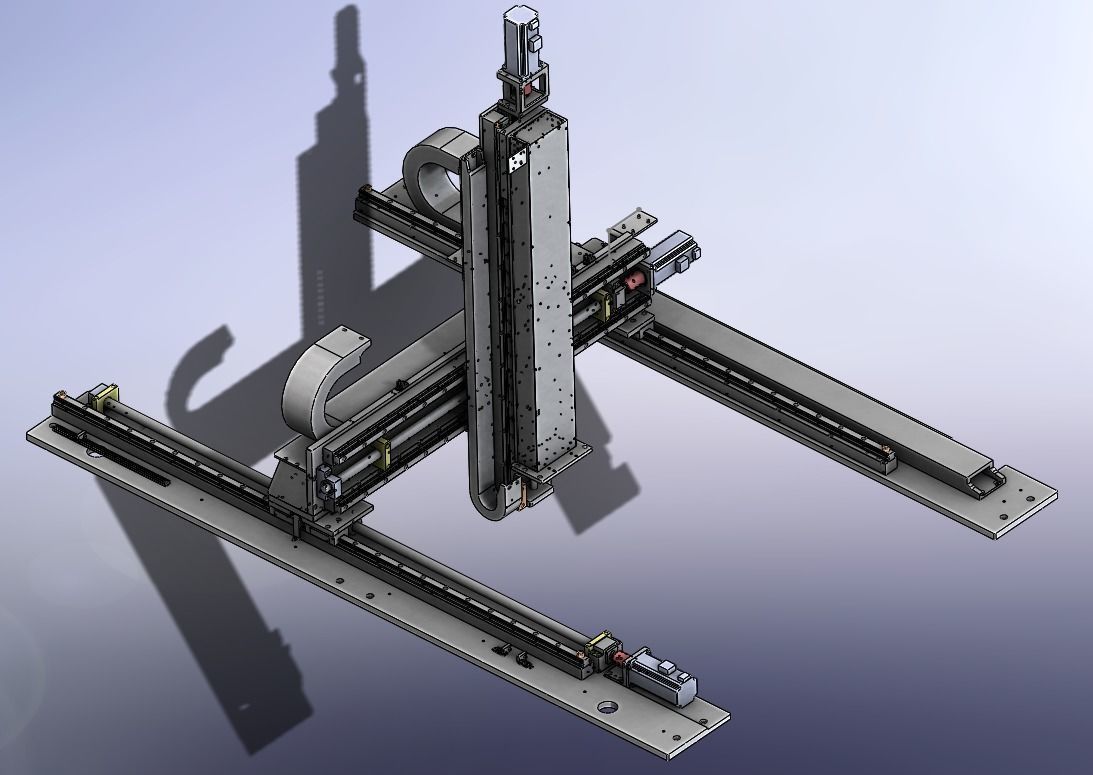 Automatic mobile phone film production line 3D model | CGTrader