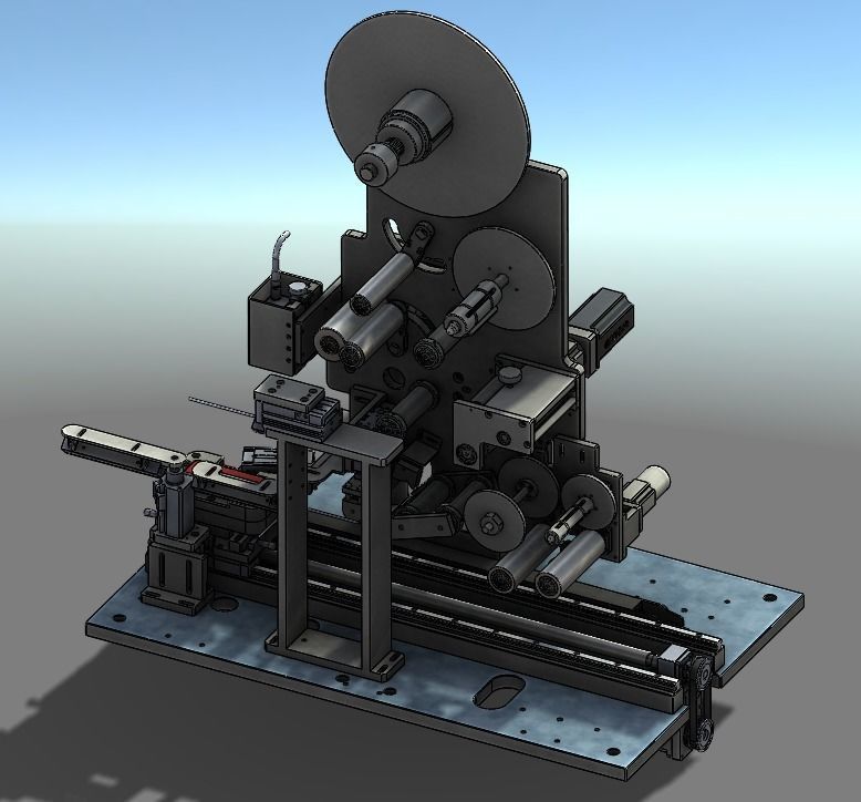 Automatic mobile phone film production line 3D model | CGTrader