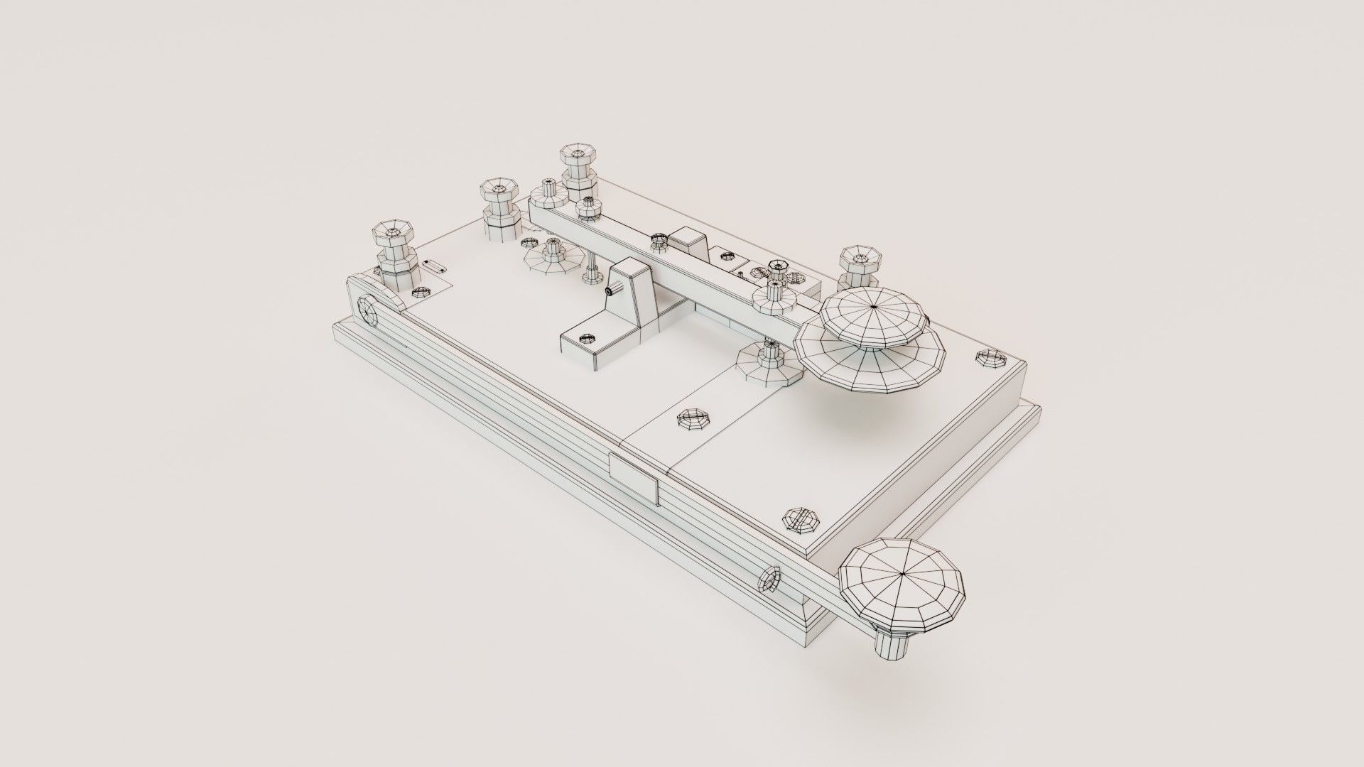 3D model Morse Telegraph VR / AR / low-poly | CGTrader