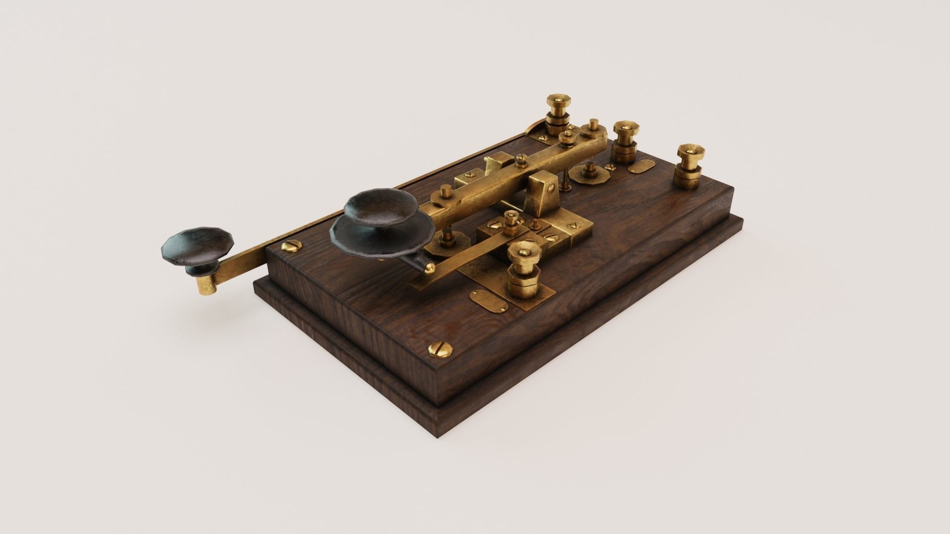 3D model Morse Telegraph VR / AR / low-poly | CGTrader